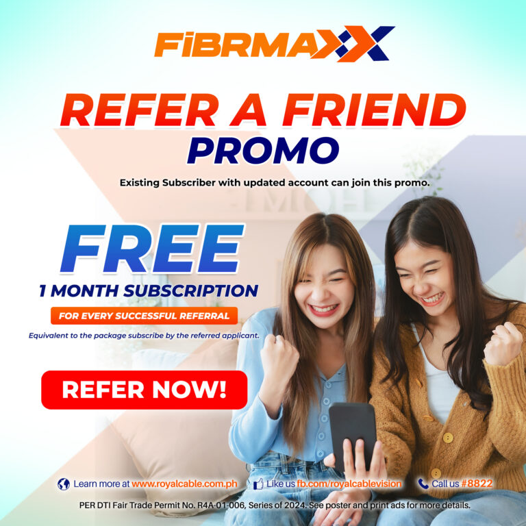 Refer a Friend Promo 2024 - Royal Cable