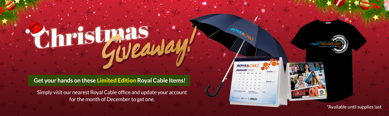 ROYAL CABLE CHRISTMAS GIVE AWAYS 2020 - Royal Cable