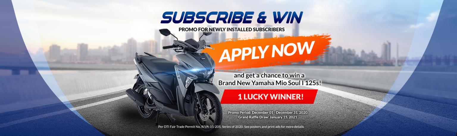 Subscribe and Win Raffle Promo 2020 - Royal Cable