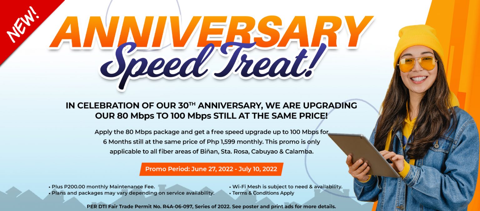 Royal Cable Anniversary Speed Treat Promo - Royal Cable