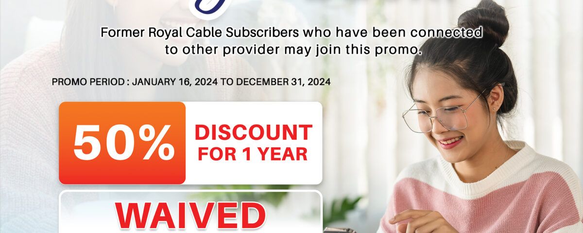 We Want you Back Promo (RC MAIN & SOUTH) 2024 - Royal Cable